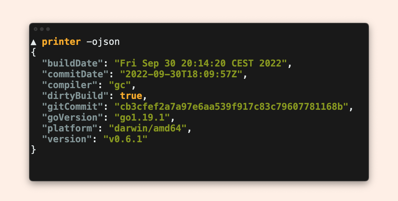 Importable Go package to present your CLI version in a classy way. All ...